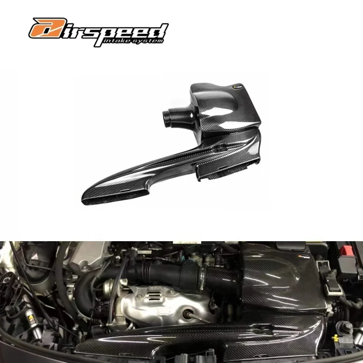 Dry Carbon Fiber Air Filter Air Intake System Car Engine Parts Air ...