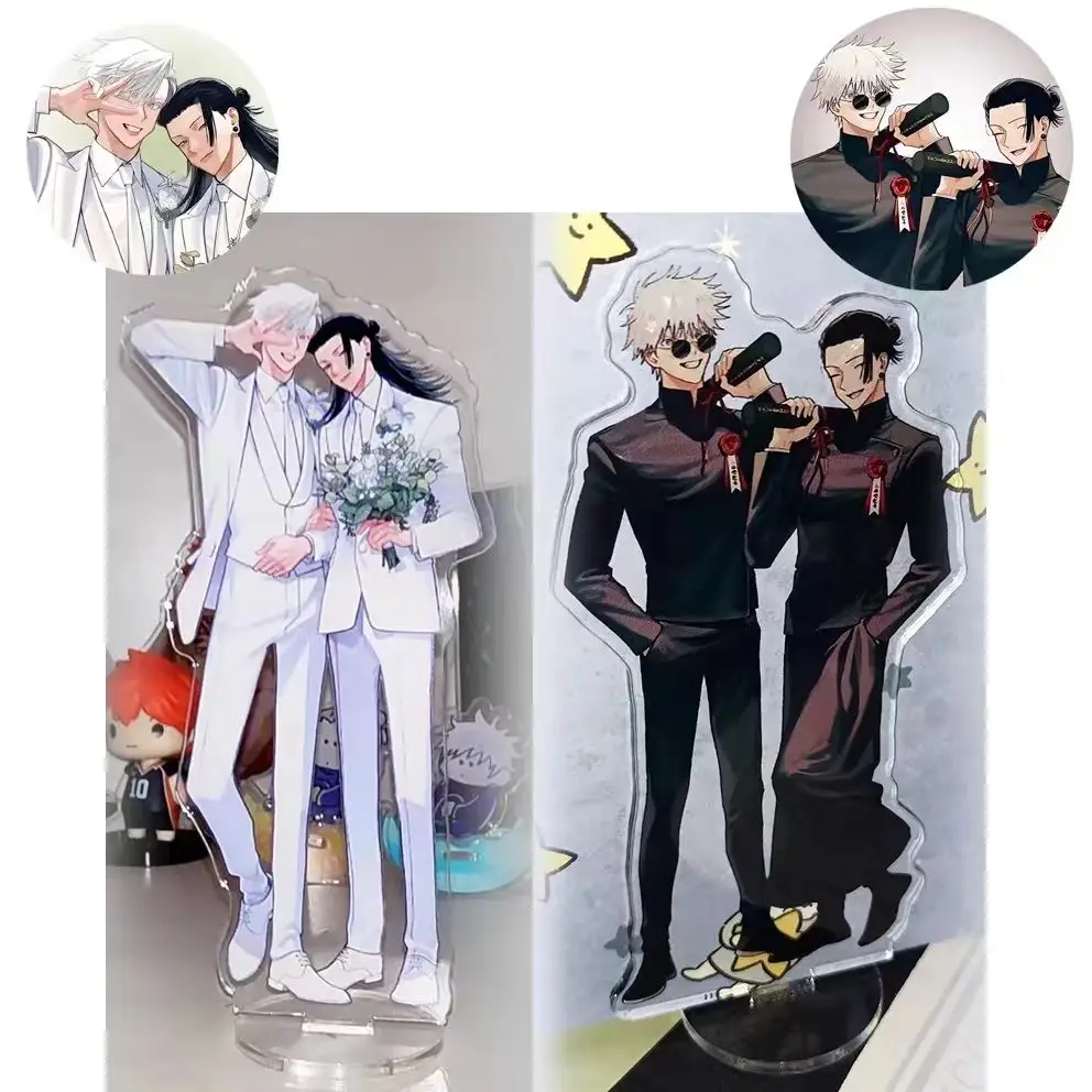 10cm Anime Jujutsu Kaisen Wedding Acrylic Stand Gojo Satoru Geto Suguru ...