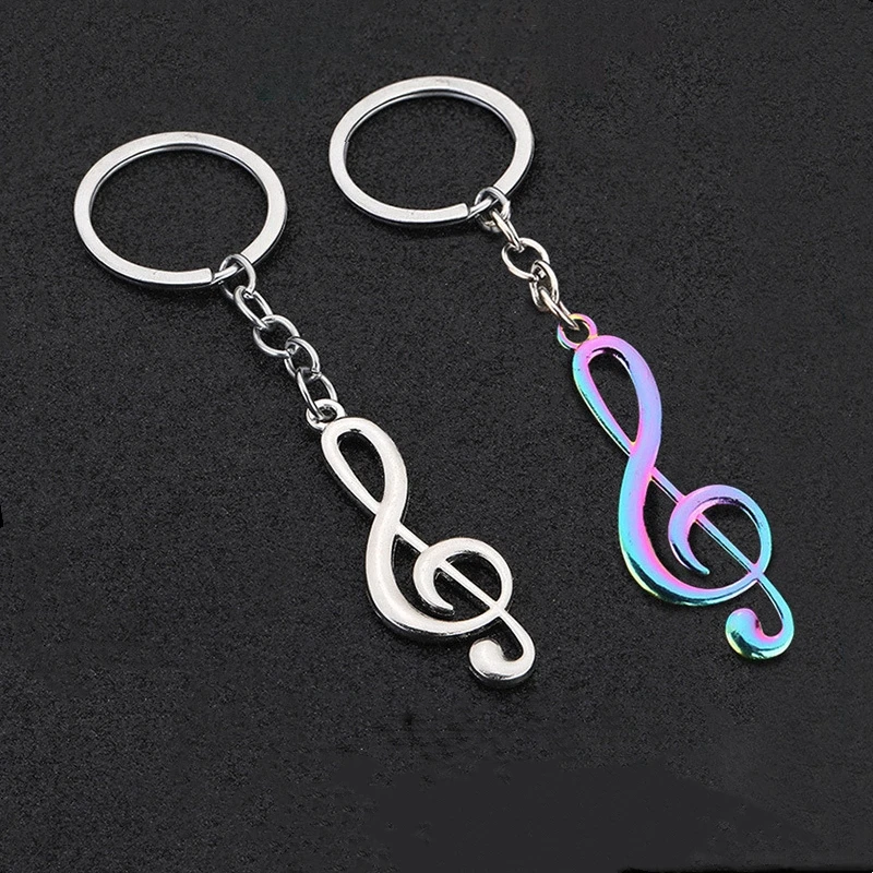New-keychain-key-ring-musical-note-keyring-for-bag-car-metal-music ...