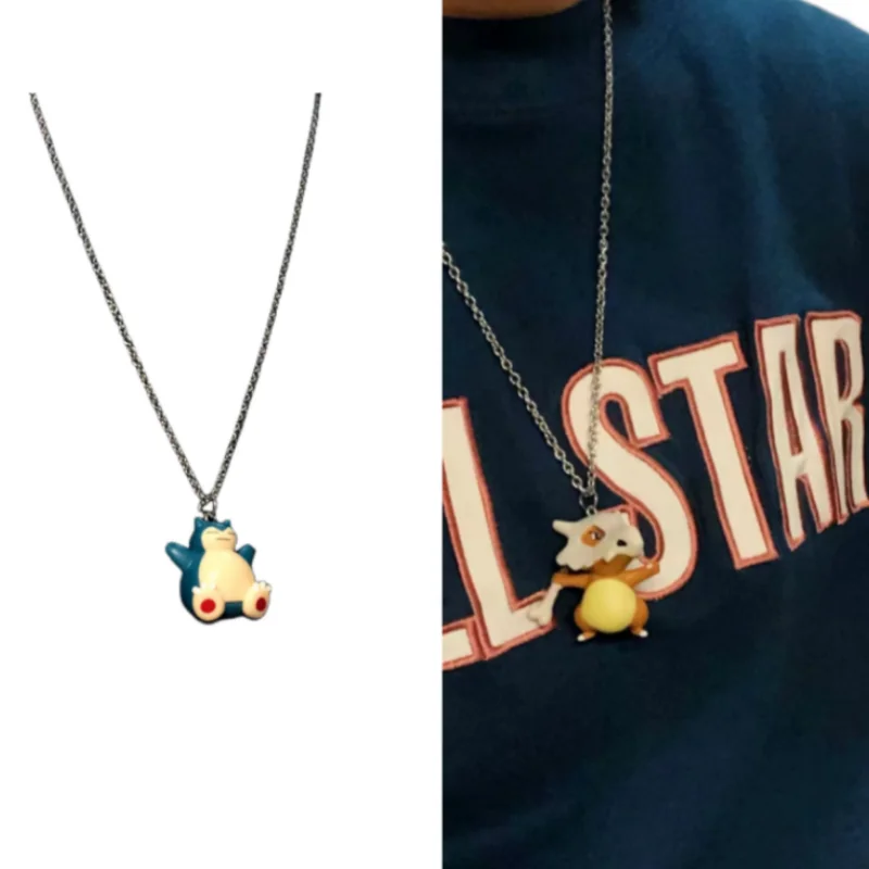 New Pokemon Cartoon Anime Snorlax Cubone Ditto Fashion Trends Men's and ...