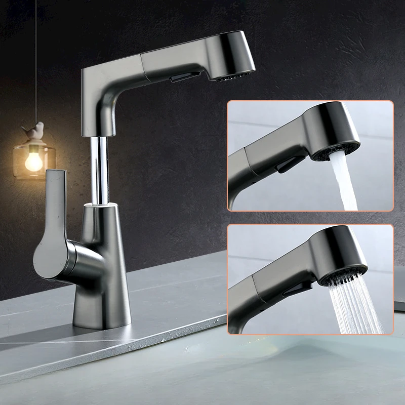 Luxury-Bathroom-Faucets-Basin-Mixer-Sink-Faucet-Rotating-Tapware-Hot ...