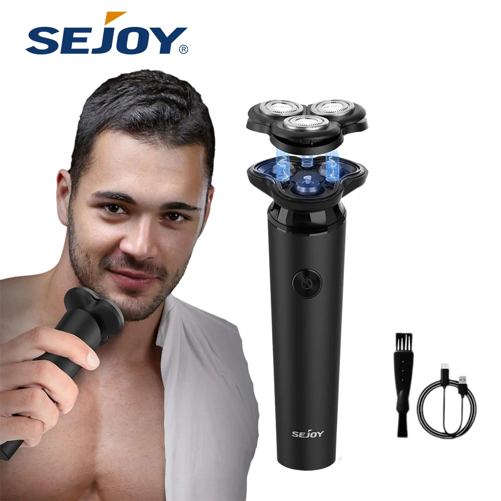 Sejoy-Shavers-for-Men-Electric-Razor-Waterproof-IPX5-Electric-Shaver ...