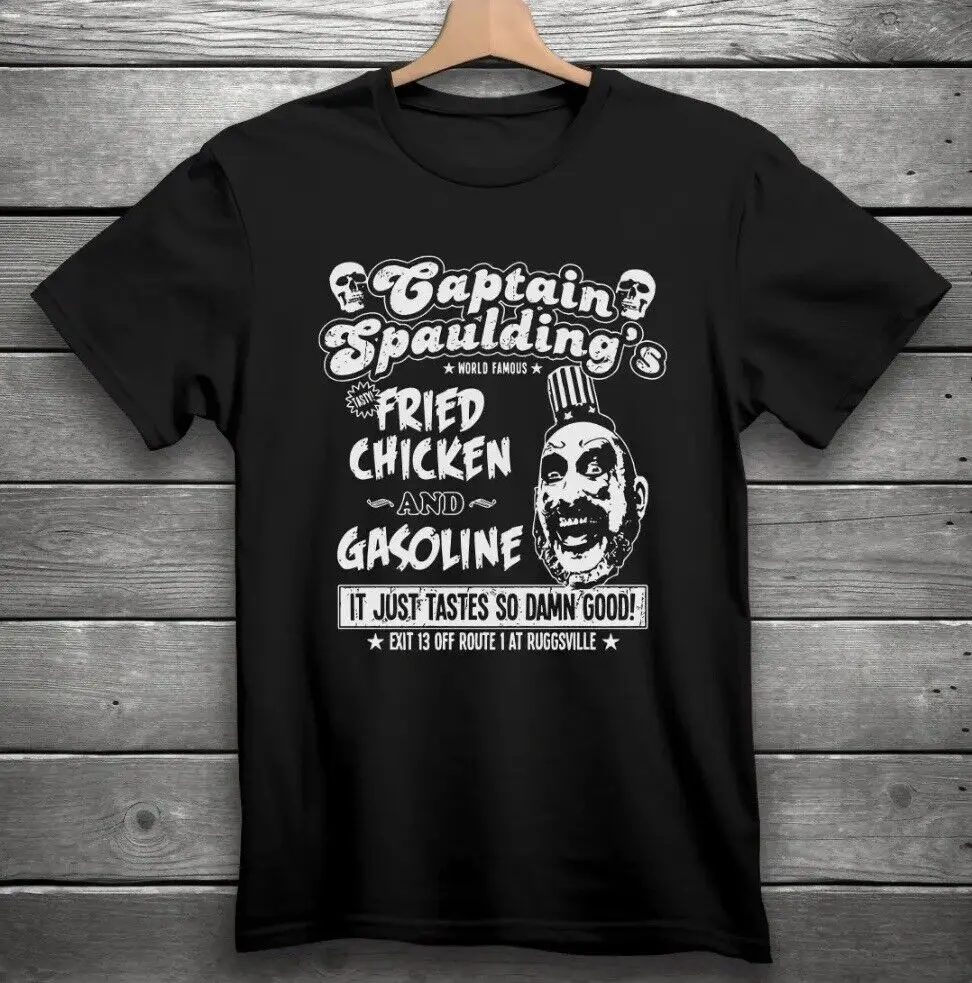 Captain-Spaulding-Fried-Chicken-and-Gasoline-T-Shirt-S-5XL-House-of ...