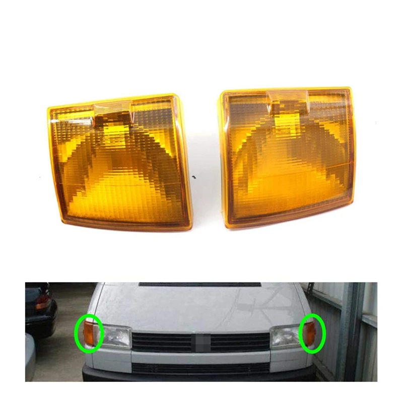 1-Pair-Corner-Lights-Turn-Indicator-Signal-Lamps-For-VW-T4-1995-2003 ...