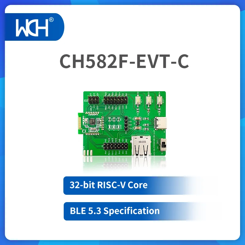 Ch582 Evaluation Board Ble Bluetooth 5.3 Risc-v Mcu, 2/5pcs/lot - Multilayer Pcb - AliExpress