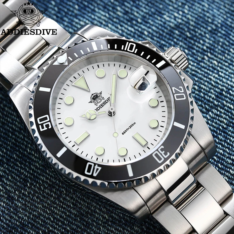 ADDIESDIVE-41mm-Top-Luxury-Quartz-watch-for-men-200m-Diving-BGW9-Super ...