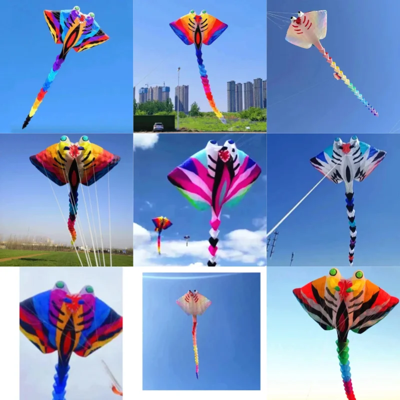 Cometa-de-pez-diablo-para-adultos-juguete-inflable-profesional-plegable ...