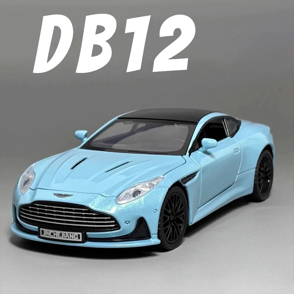Scale 1:32 DB12 Car Model Toy Alloy Metal Diecast Doors Opened Sound ...