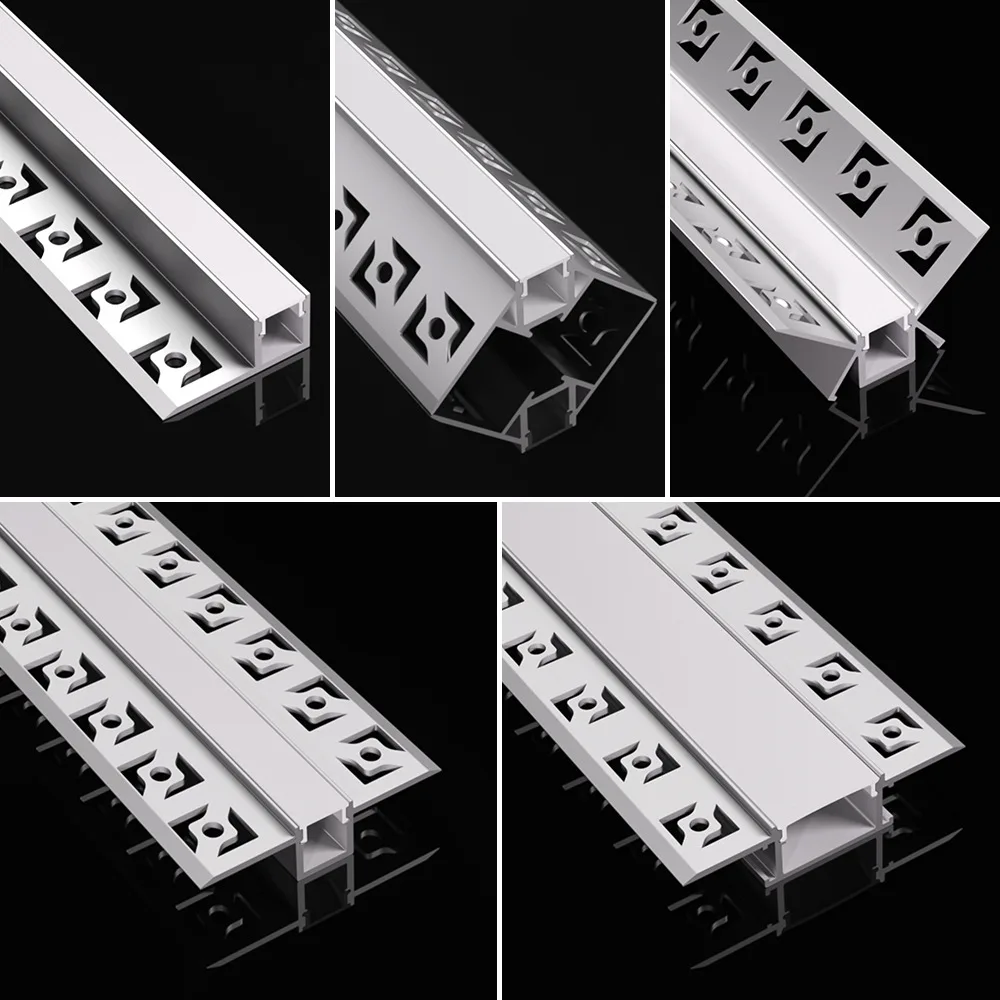 1-10pcs-lot-Embedded-LED-Profiles-for-Indoor-Lighting-Wall-Decor ...