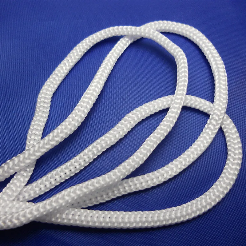 2mm 3mm 4mm 5mm Hollow Nylon Rope White Color Cord Nylon Thread String ...