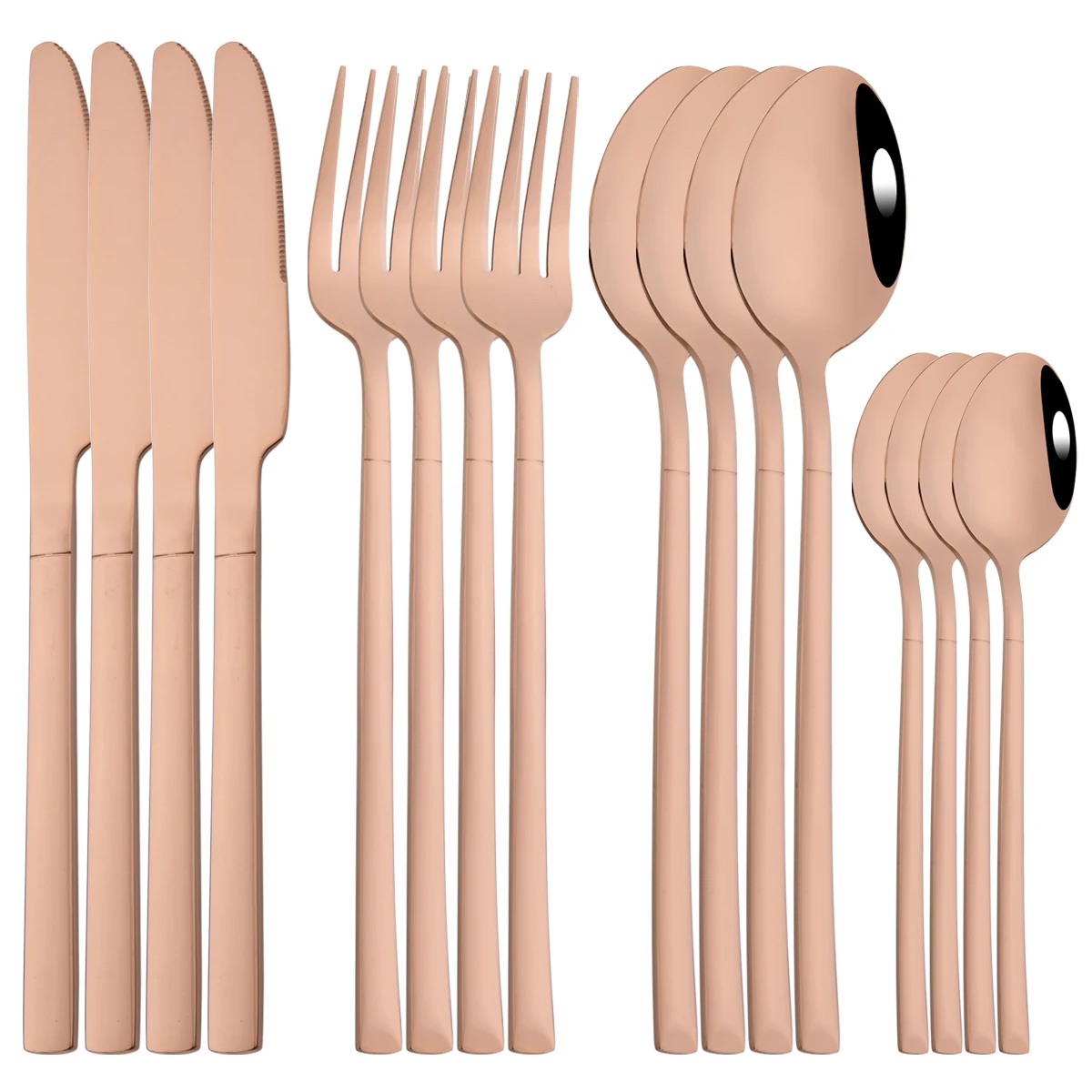 16Pcs-Rose-Gold-Dinnerware-Set-Knife-Fork-Coffee-Tea-Spoon-Cutlery-Set ...