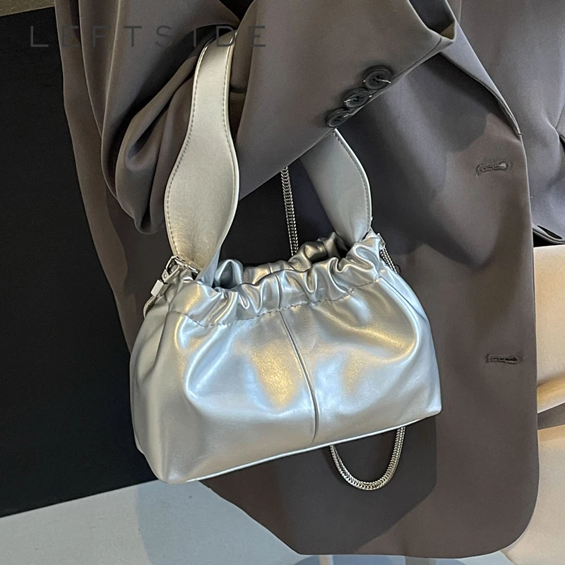 Small-Silver-Shoulder-Bags-for-Women-2024-Luxury-Designer-Korean ...