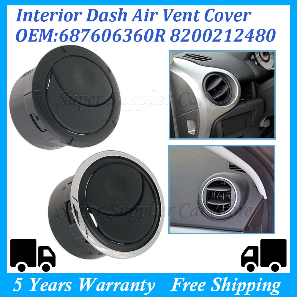 For-Renault-Dacia-Logan-Sandero-Master-3-Opel-Interior-Dash-Air-Vent ...
