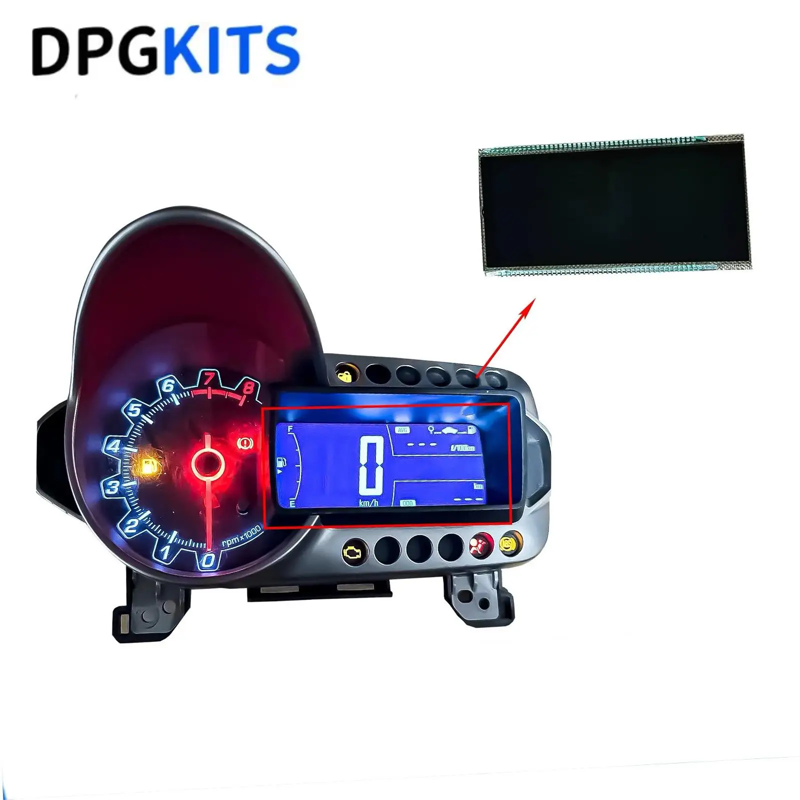 Cluster de instrumentos display lcd tela grande para chevrolet aiveio ...