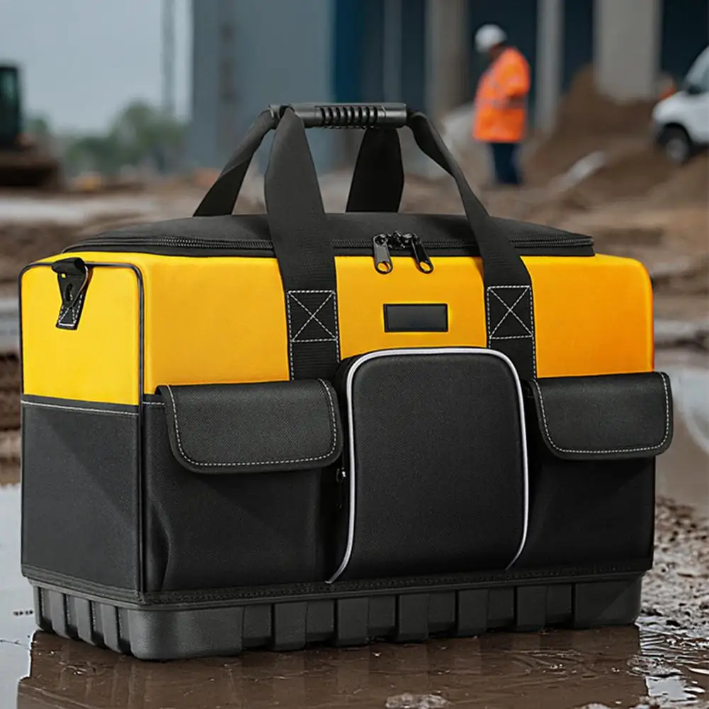 Heavy Duty Electrician Tool Bag Waterproof Multi-Pocket Organizer ...