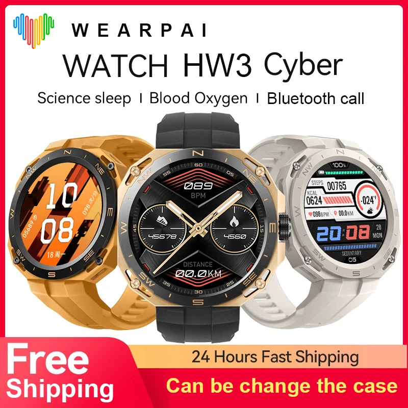 HW3 Cyber smartwatch 2023 New Fashion Sport watch can be change case ...