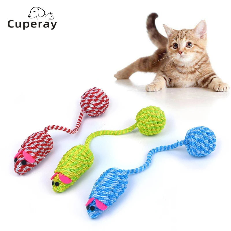 3PCS-Cat-Mouse-Toys-Colorful-Sound-Weaving-Balls-Kitten-Chew-Molar ...