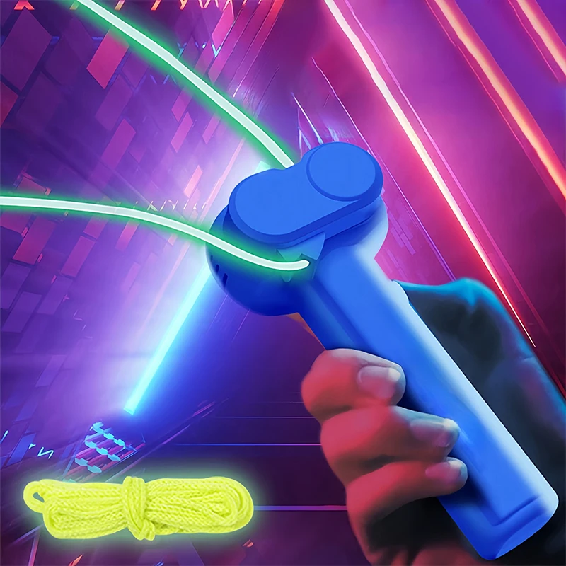 String-Toy-Loop-Glow-in-The-Dark-Portable-Rope-Launcher-Fidget-Toy-USB ...