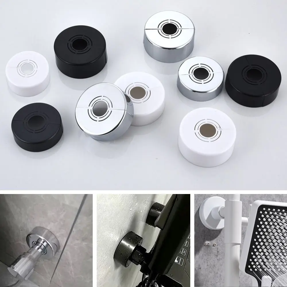 Shower-Faucet-Decorative-Cover-Water-Pipe-Connector-Adjustable-Wall ...