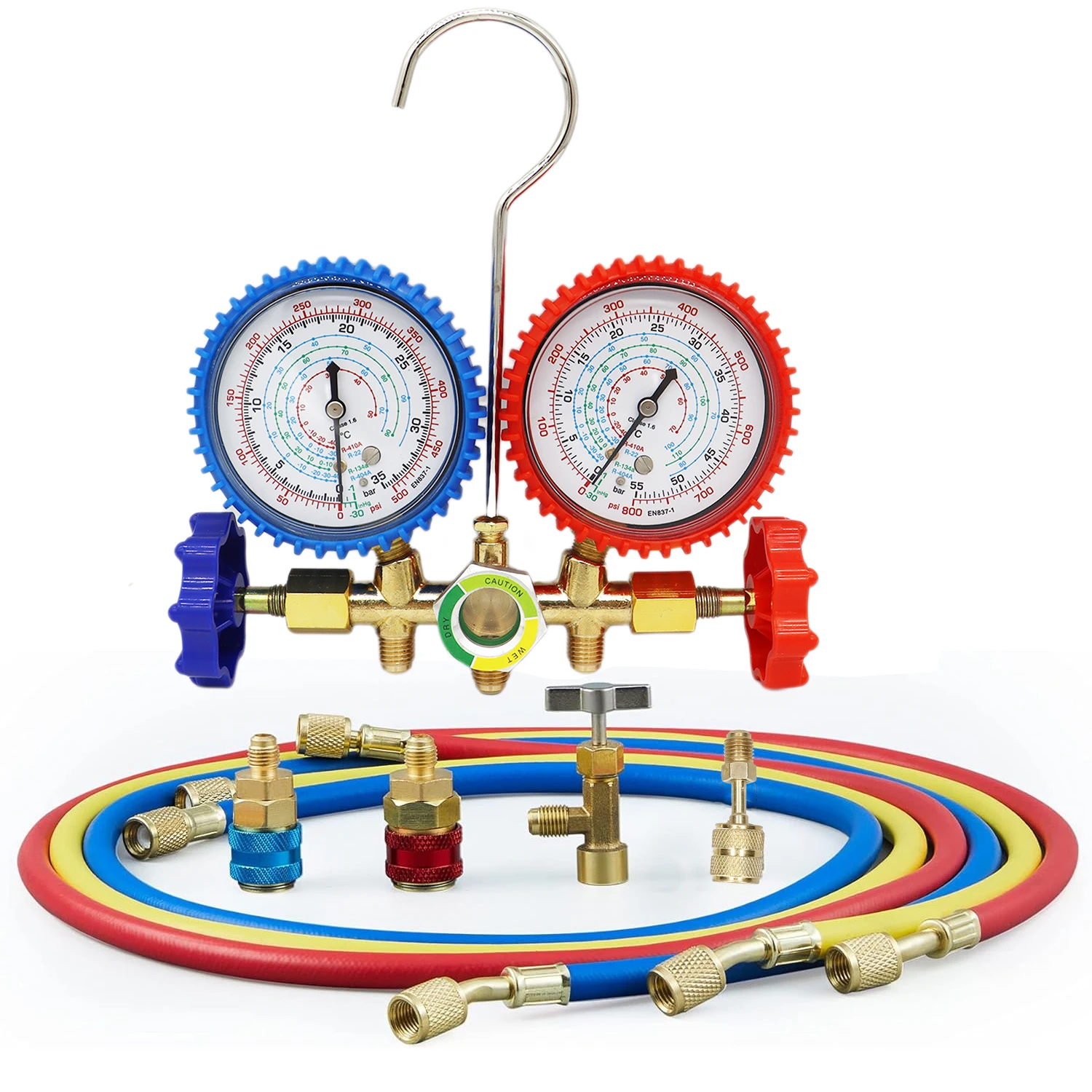 R410a-3-Way-AC-Diagnostic-Manifold-Gauge-Set-for-Freon-Charging-Fits ...