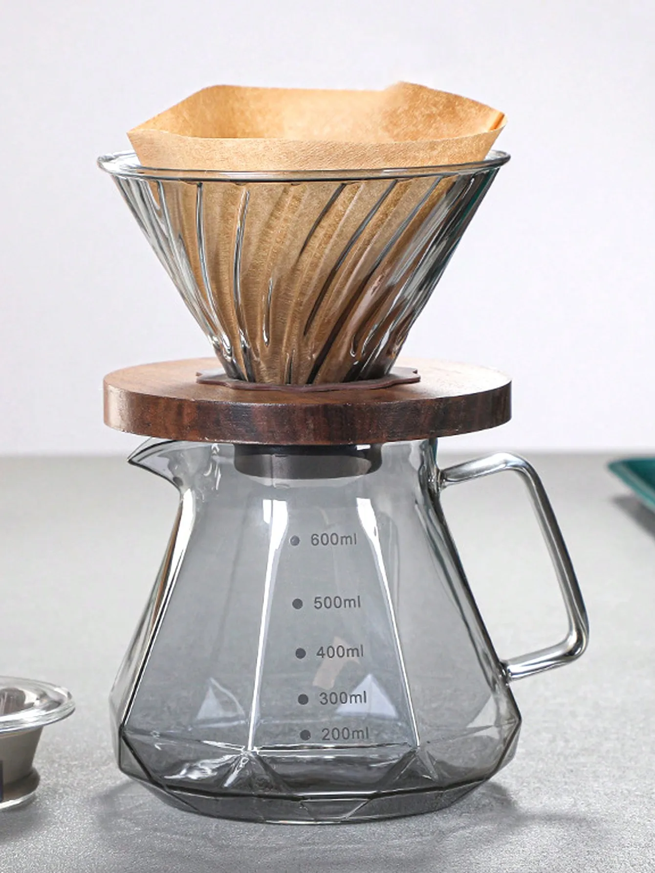 Leeseph-Pour-Over-Coffee-Maker-with-Dripper-High-Borosilicate-Glass ...