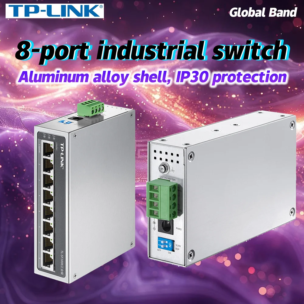 TP-Link-Tl-SF1008-100M-Ethernet-Switch-8-Port-Industrial-Grade-Ethernet ...