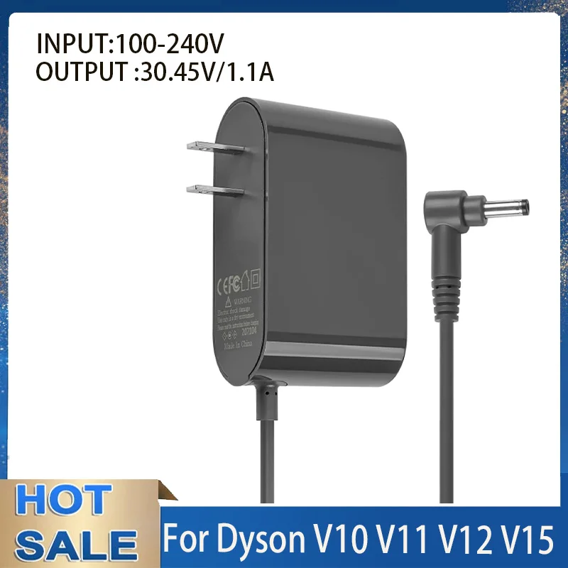 Replacement Power Supply Charge For Dyson V10 V11 V15 Cordless Vacuum Cleaner 30.45V 1.1A EU US ...