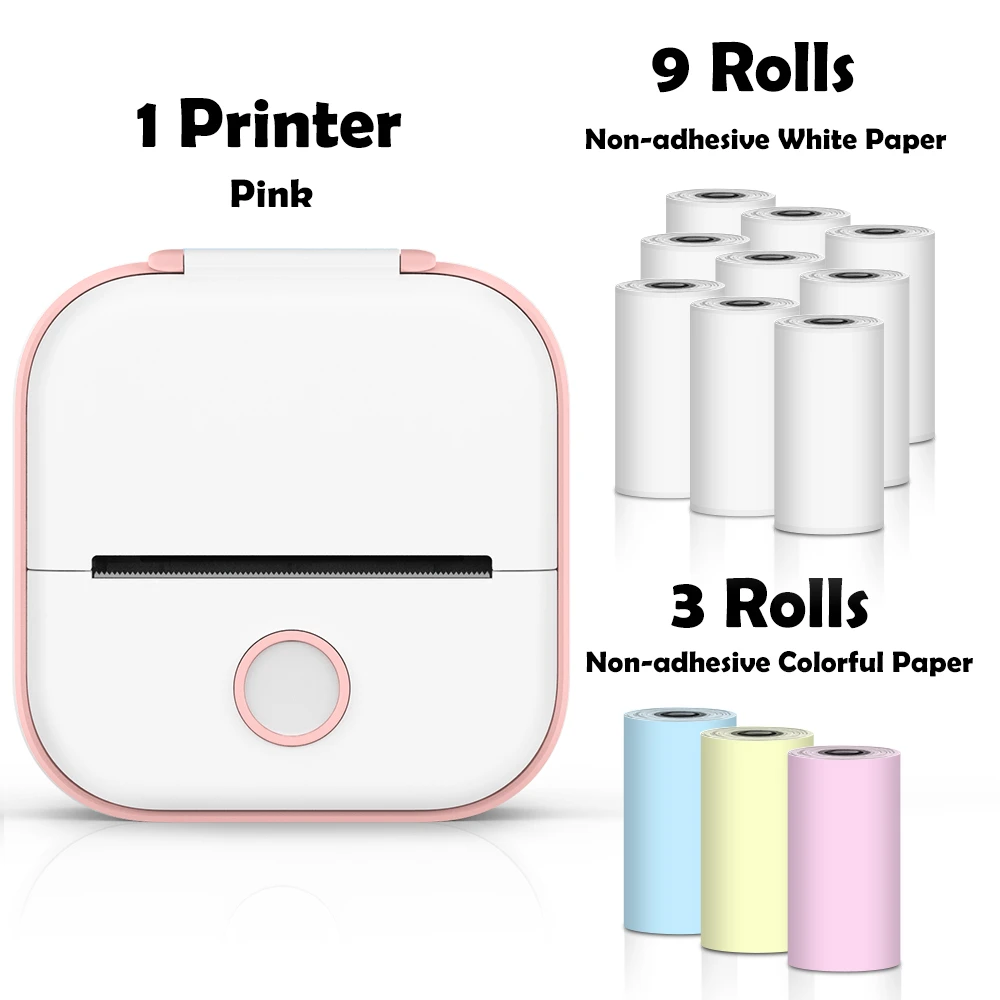 Phomemo T02 Portable Mini Wireless Thermal Pocket Printer Self adhesive ...