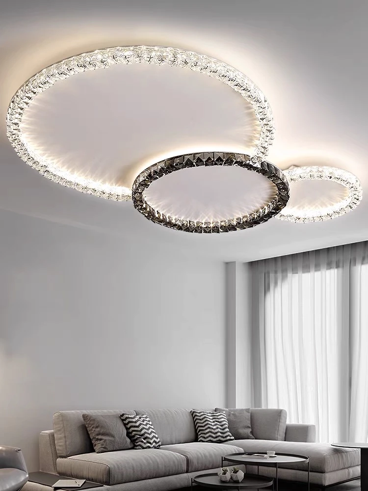 2022 New Modern Simple Light Luxury Crystal Ceiling Lights Led ...