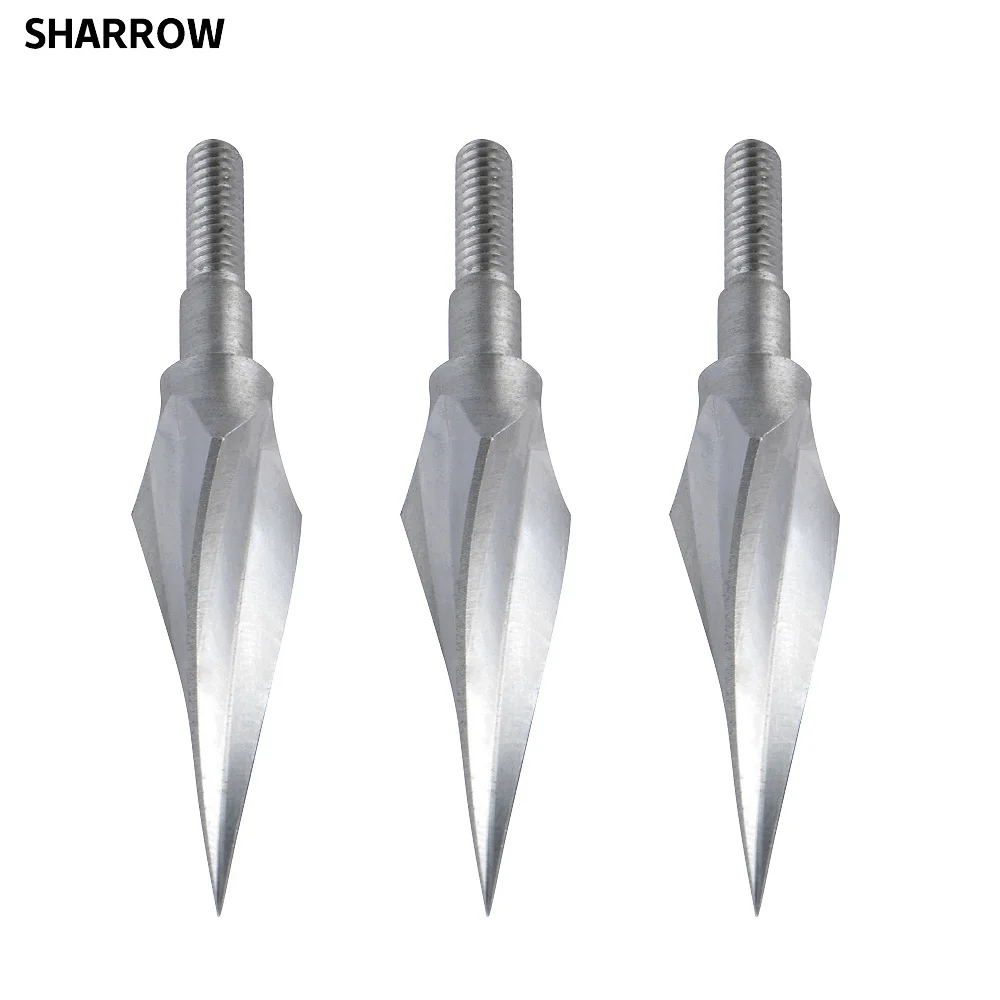 Broadheads-12pcs-Iron-Arrows-Arrowheads-No-Edge-for-Compound-Bow ...