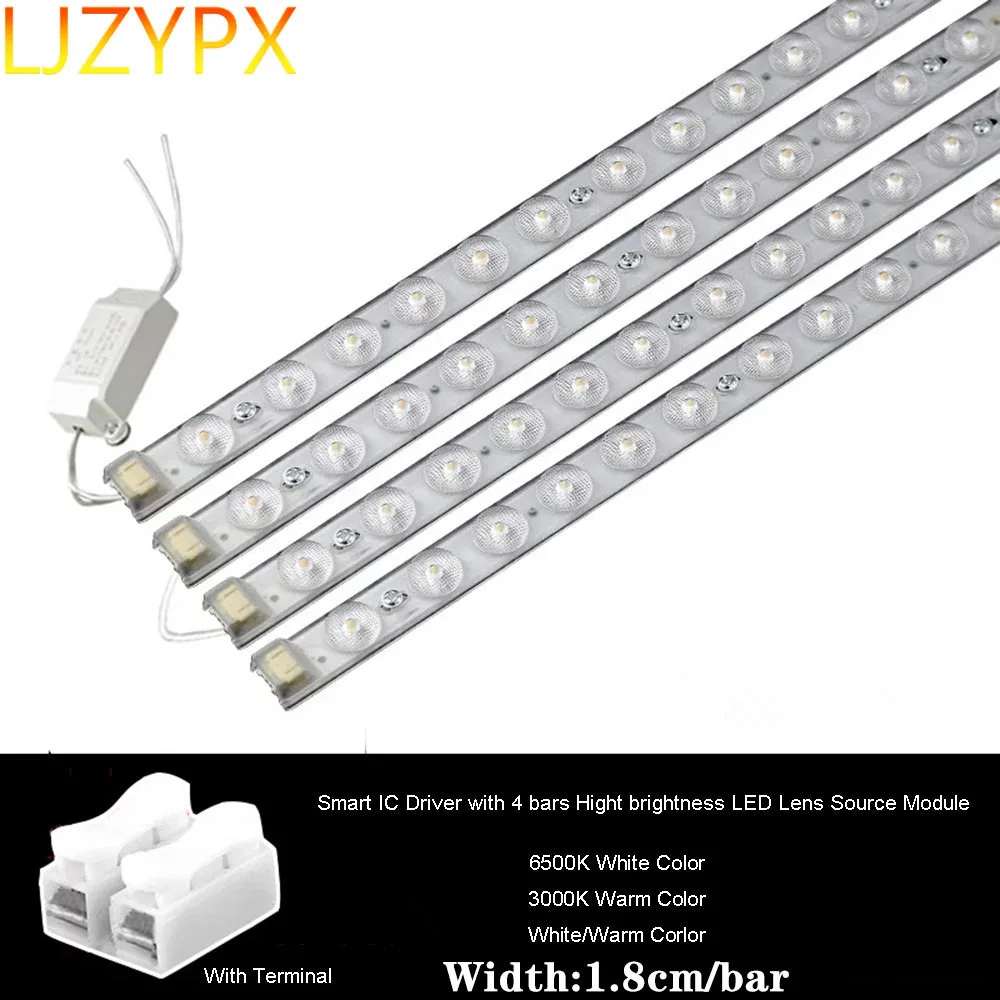 LED-Light-Source-Module-With-IC-Driver-4-Strips-Dimming-Room-High ...