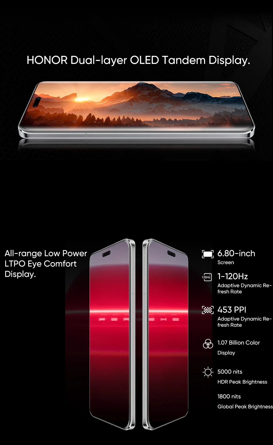 HONOR Magic6 RSR Global Version 5G Smartphone 6.8'' 120Hz LTPO OLED Display PORSCHE DESIGN Max ...