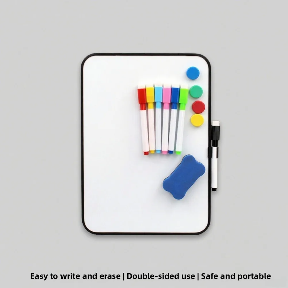 Erasable Small Whiteboard Magnetic Double Sided Handheld Writing Board ...