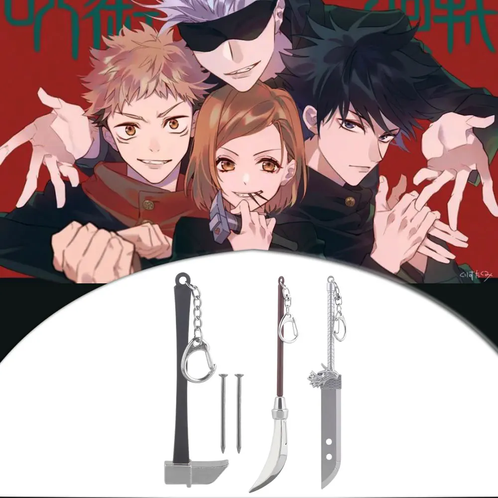 Anime-Jujutsu-Kaisen-Season-2-Keychain-Itadori-Yuji-Knife-Spear-Weapon ...