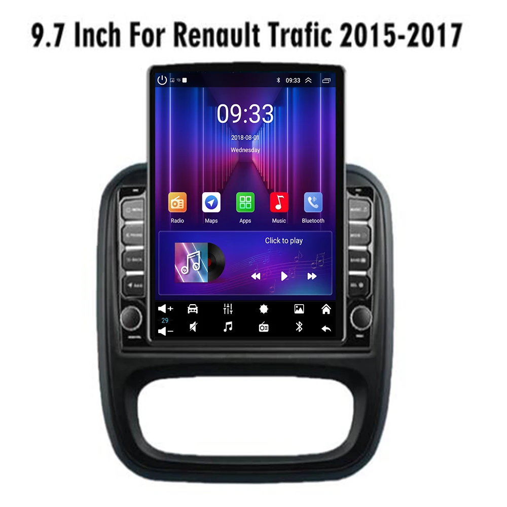 2din Android Carplayer 14 For Renault Trafic 3 2014 - 2030 For Opel ...