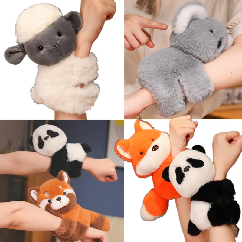 Creative-Stuffed-Animals-Raccoon-Fox-Husky-Cat-Monkey-Papa-Circle-Toy ...