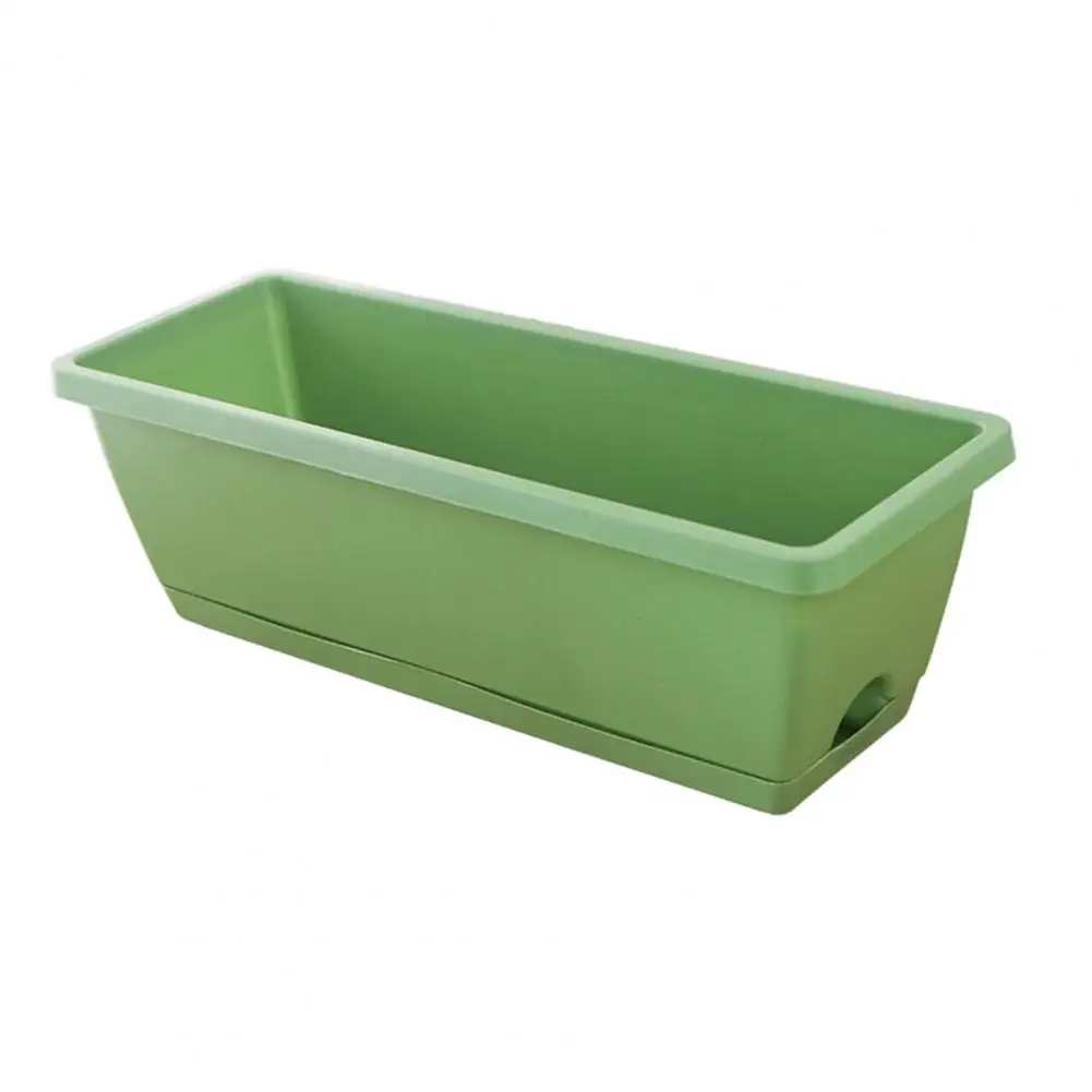 Practical-Plastic-Rectangular-Flower-Box-Vegetable-Growing-Pot-Large ...