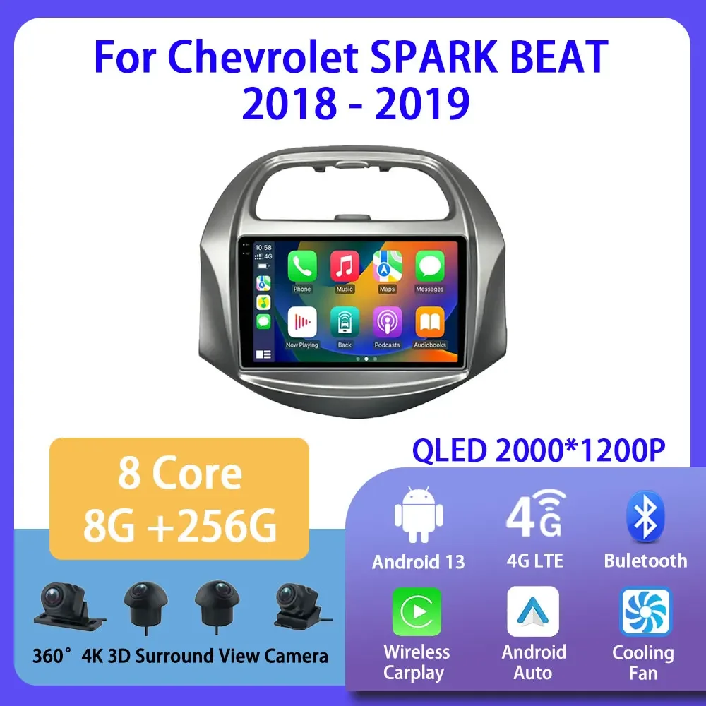 Android-13-For-Chevrolet-SPARK-BEAT-2018-2019-Car-Radio-Multimedia ...