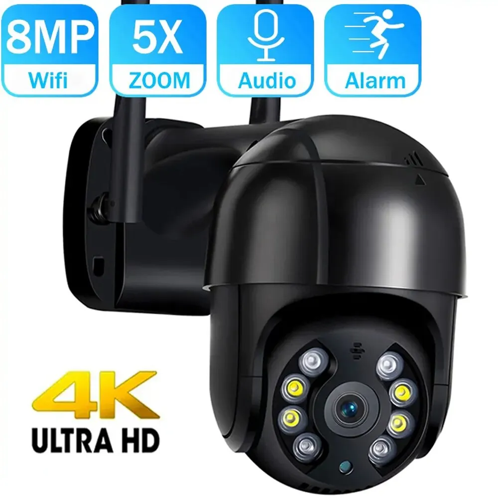 PTZ-Wifi-IP-Camera-4K-HD-Surveillance-Camera-ICSee-5X-Digital-Zoom-H ...