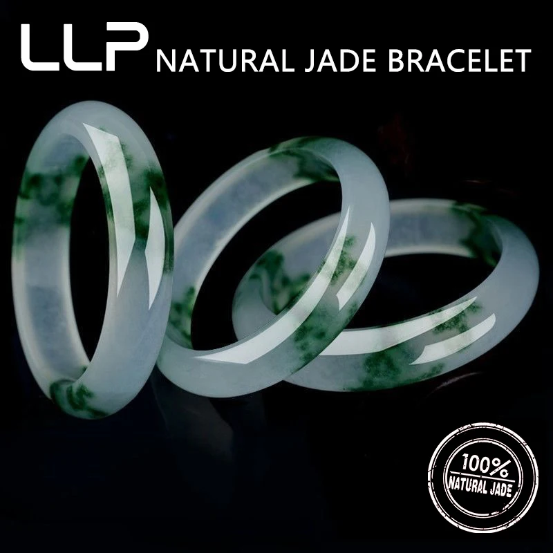 Natural-Chinese-Green-Jade-Bracelet-Charm-Fashion-Jadeite-Jewelry ...
