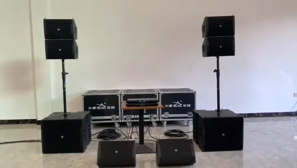 10 inch Top line array Passive Speaker System Suited to 500 1500 People ...