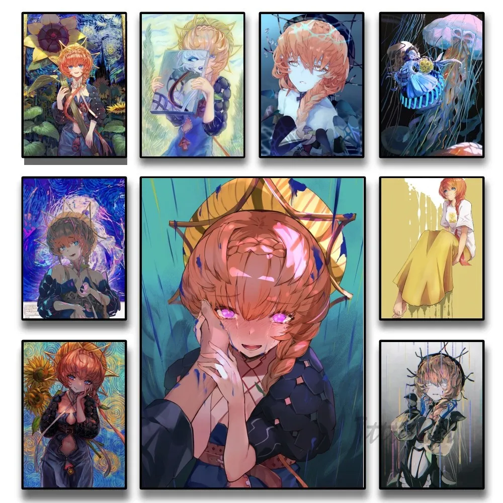Foreigner-Van-Gogh-Fate-Grand-Order-Girl-Poster-Stickers-Art-Wall ...