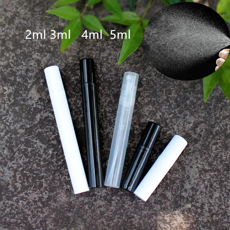 10pcs-Lot-2ml-3ml-4ml-5ml-Small-Plastic-Spray-Bottle-White-Black-Clear ...