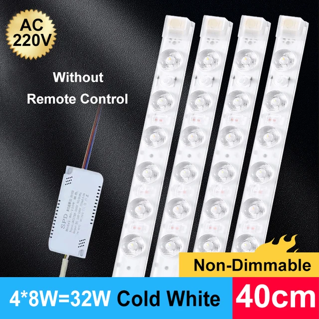 Led Module 220V bar Led Panel Board Dimmable 30W 40W 50W With Remote ...