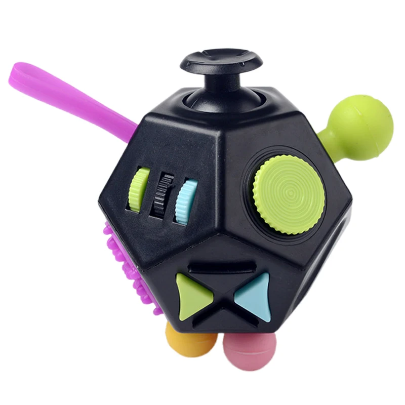 12-Sided-Anti-Stress-Toys-Decompression-Relieve-Dice-Anti-anxiety ...