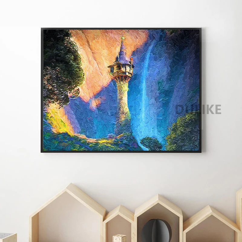 Tangled Rapunzel Painting