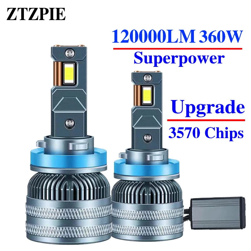 Ztzpie 6500k Hb3 Hb4 9005 9006 H1 H7 H4 H11 9012 D2h Bulb Canbus Led ...