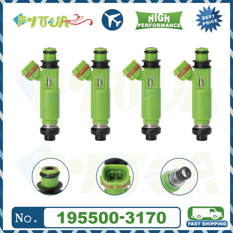 4pcs-Fuel-injector-195500-3170-For-Mitsubishi-Montero-Sport-3-0L-6G72 ...