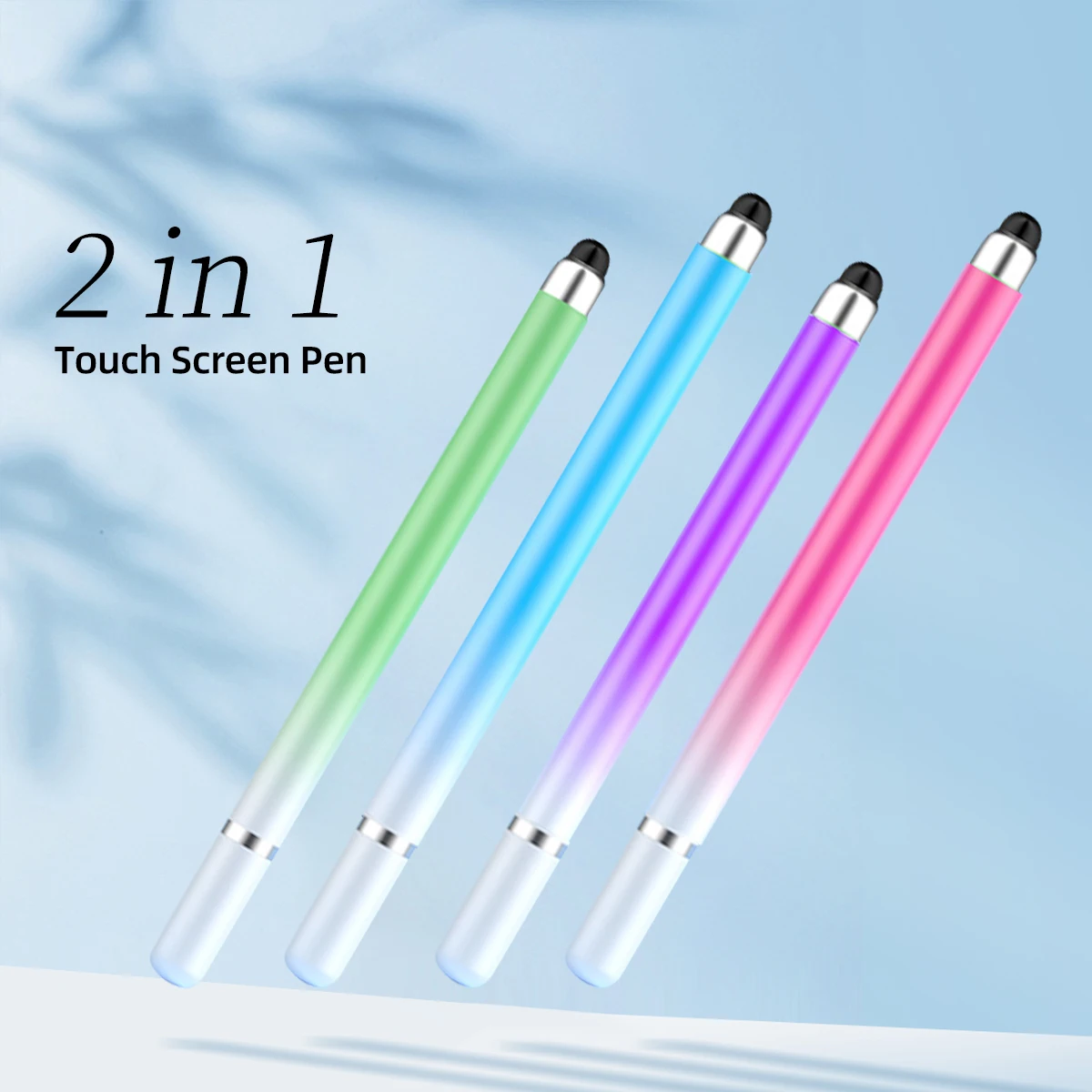 2-in-1-Stylus-Pen-for-Mobile-Phone-Tablet-Capacitive-Touch-Pencil-For ...