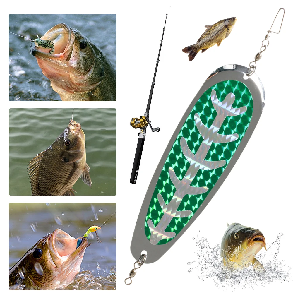 14cm-Fishing-Flasher-Fishing-Diving-Flash-Board-Reflective-Fishing ...
